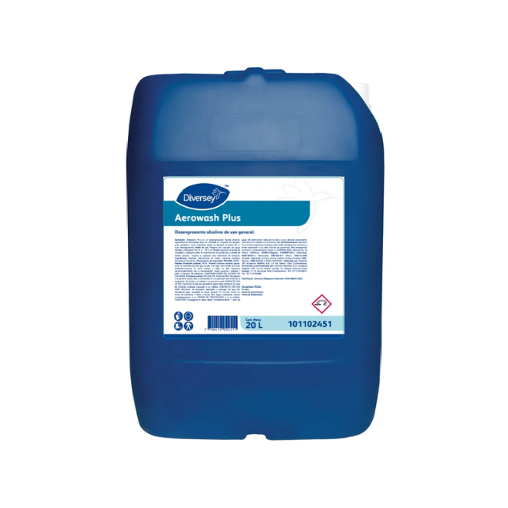 Diversey Desengrasante Alcalino Aerowash Plus X 20Litros 101102451