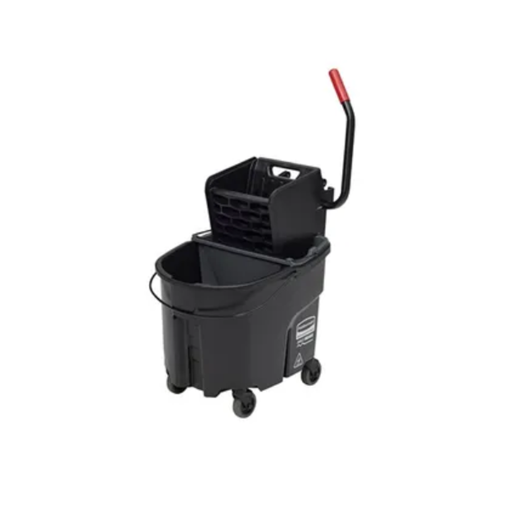 Rubbermaid Balde Con Escurridor Wavebrake 35 Qt - 33 Litros Negro ...